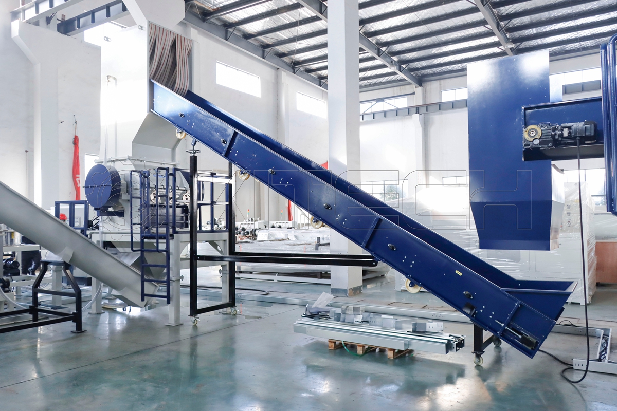 Rigid Plastic Recycling Solution: 500-800kgs/h Small Scale Plastic ...