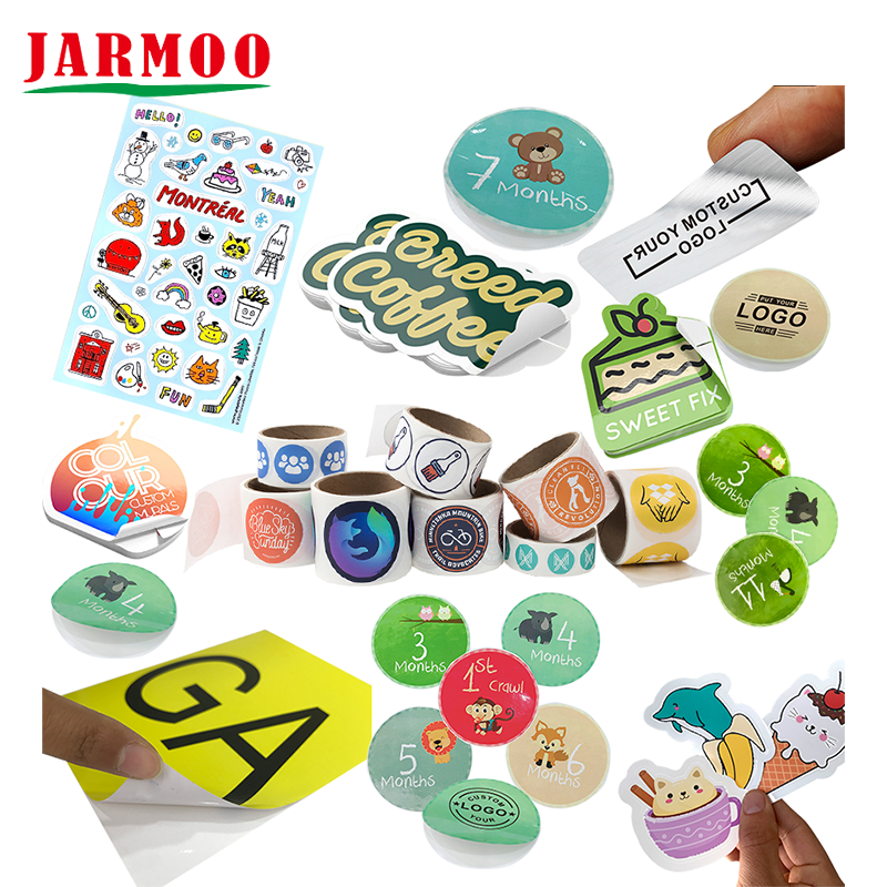 Custom Logo Stickers Personalized Printing Sticker | Jarmoo