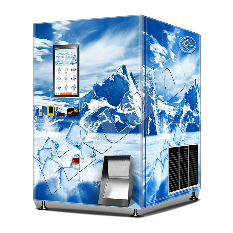 Haloo Vending Machine Supplier Outdoor Big Capacity Ice Cube Vending ...