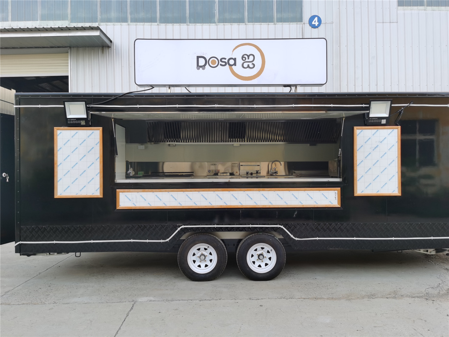 Fully Equipped Food Truck For Vending On Street Customized Food ...