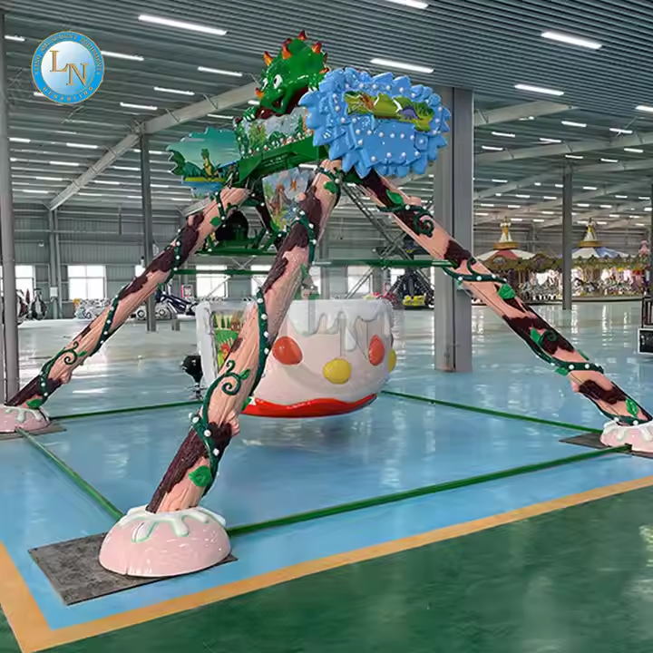 Outdoor And Indoor Amusement Park Rides Kids Dinosaur Mini Pendulum For ...