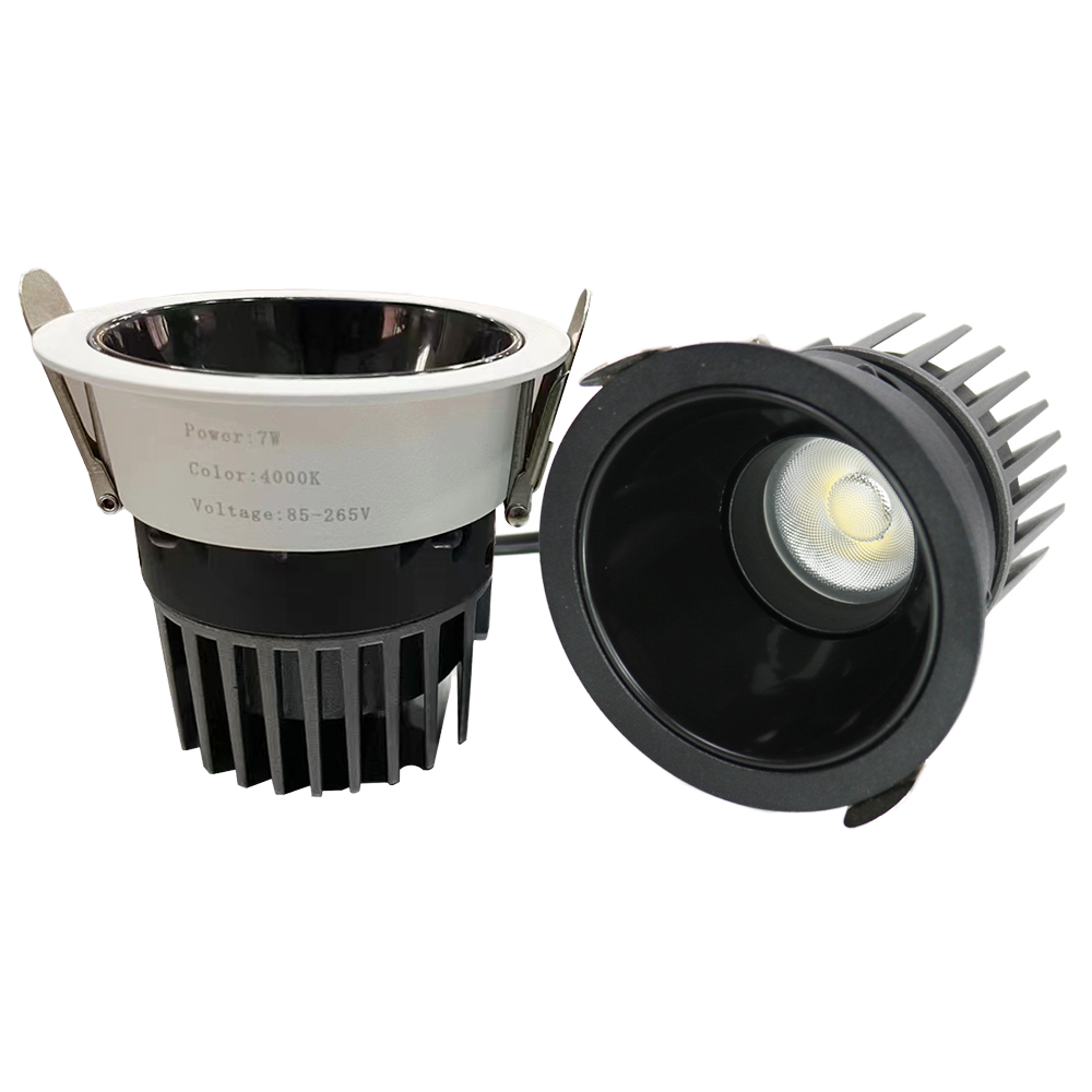 New Antiglare Trimless Commercial Lighting Cob Downlight 7w Recessed ...