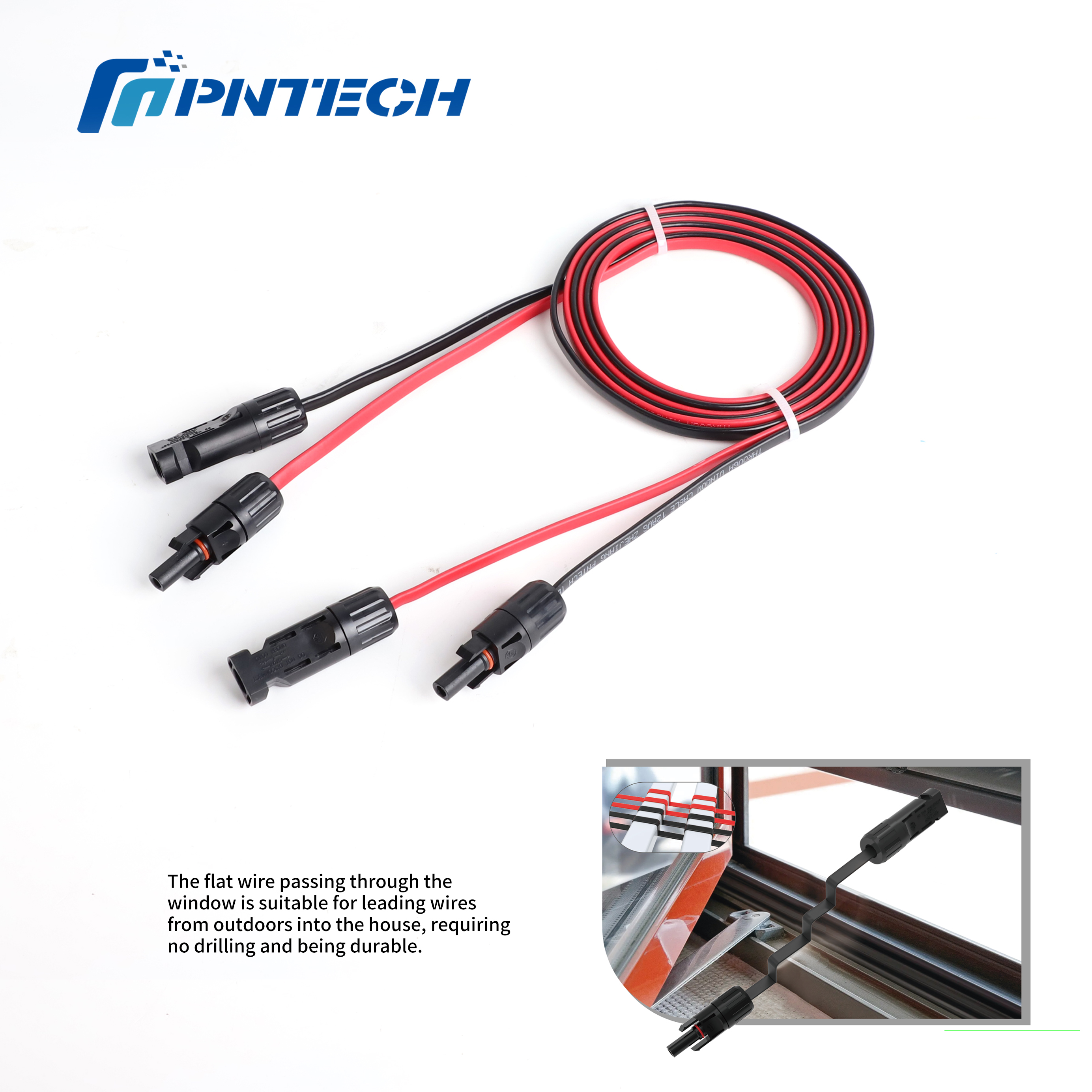 Pntech Door Wire Through 4mm2 For Solar Panel Low Voltage Pvc Insulated ...