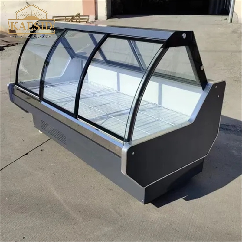 Deli Display Cooler Case Refrigerator Cabinet Supermarket Glass Door ...