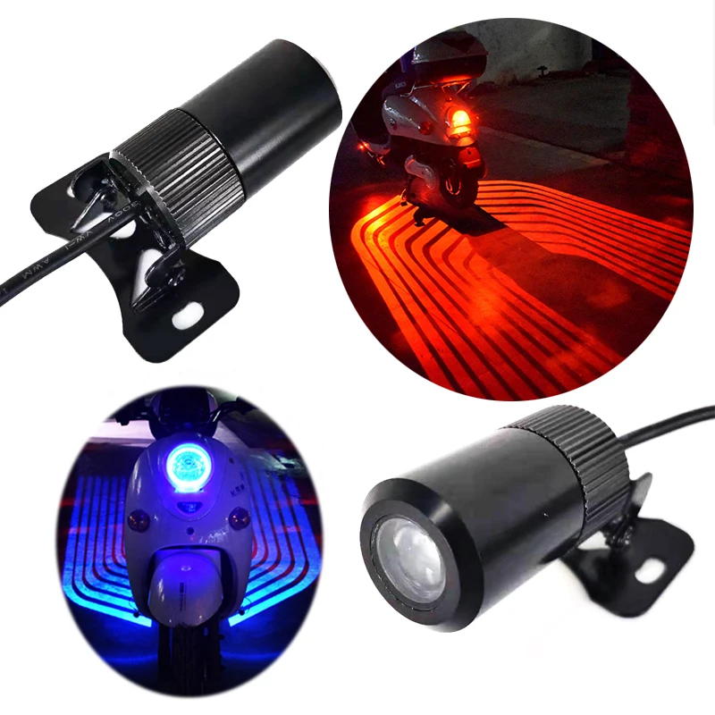 Hd Angel Wings Led Projector Motorcycle Spotlight Lamp Courtesy Shadow ...