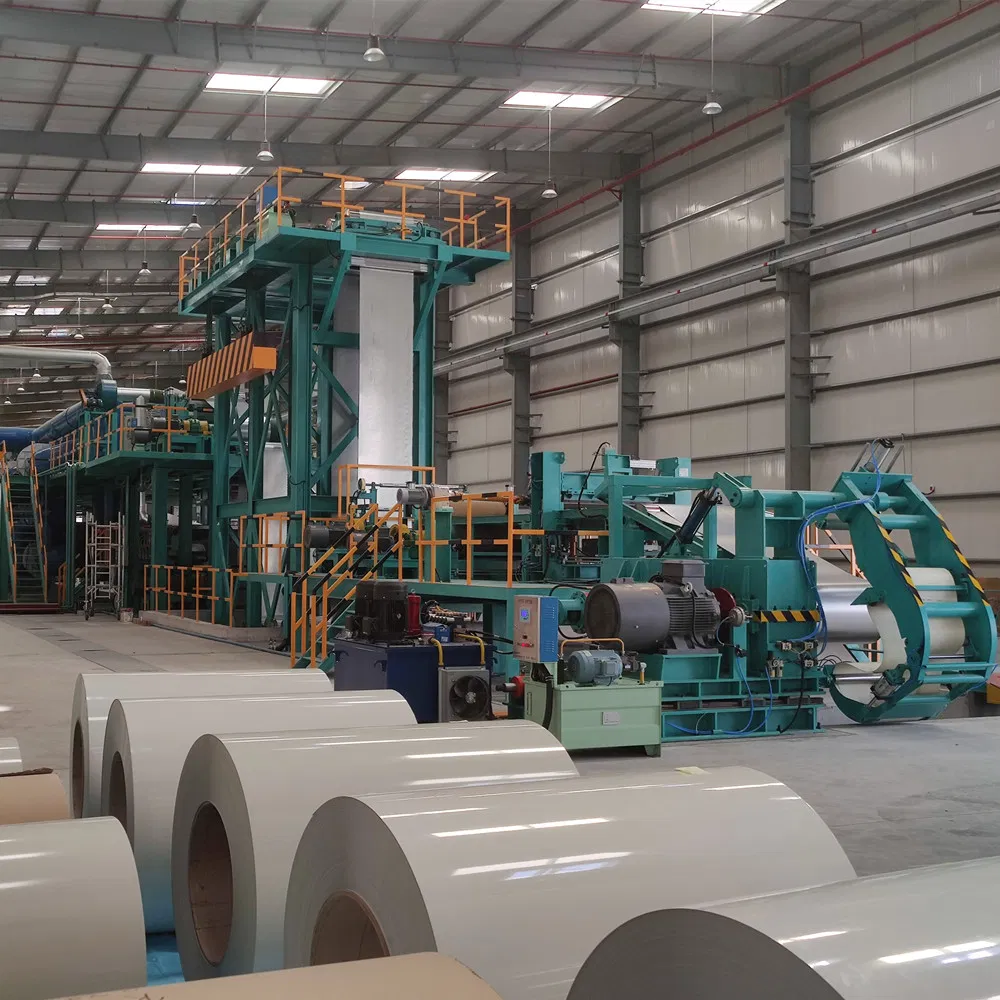Continuous Color Coating Production Line for Galvanized Steel Aluminum ...