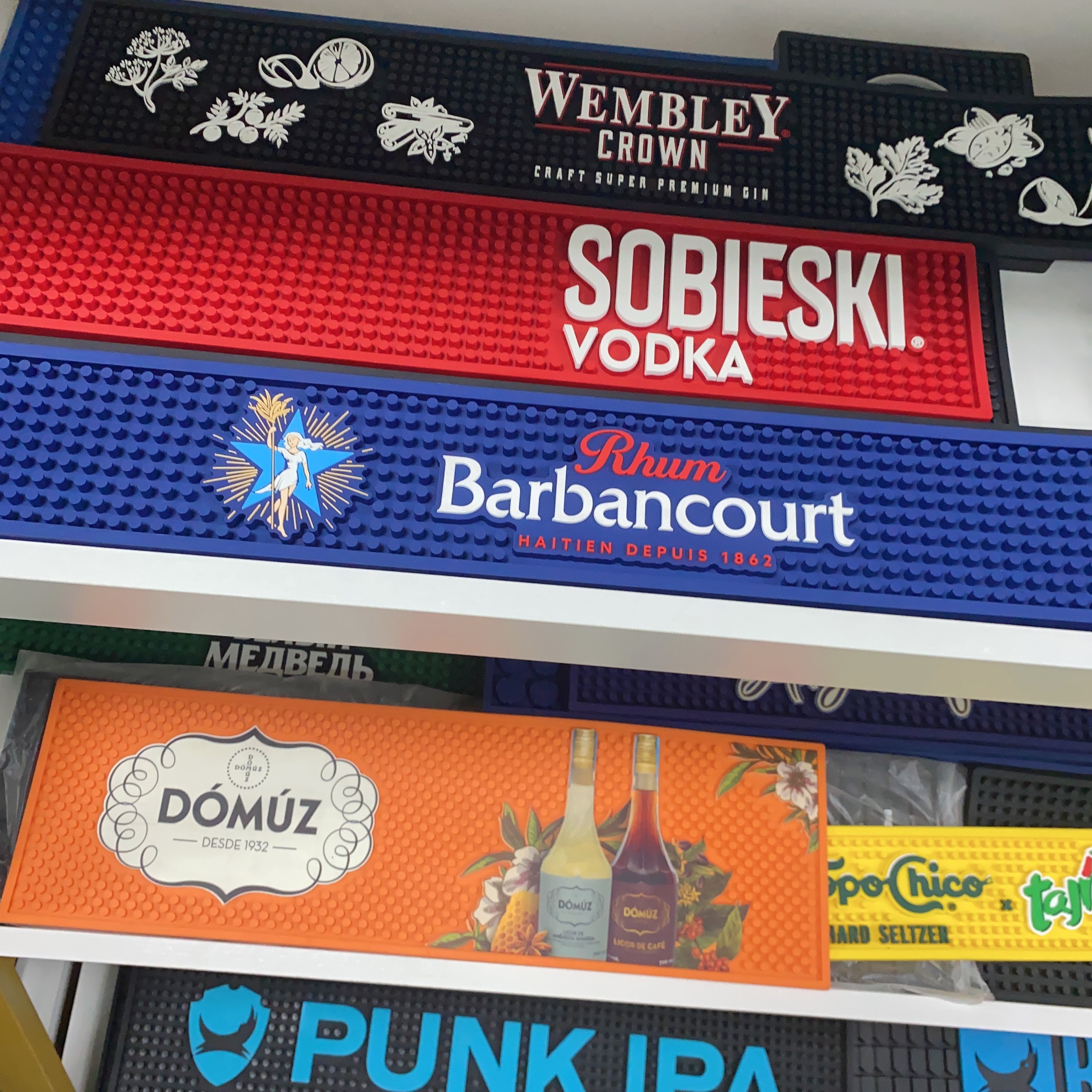 Barmat Wholesale Customized Logo Anti-slip Rubber Bar Spill Mat ...