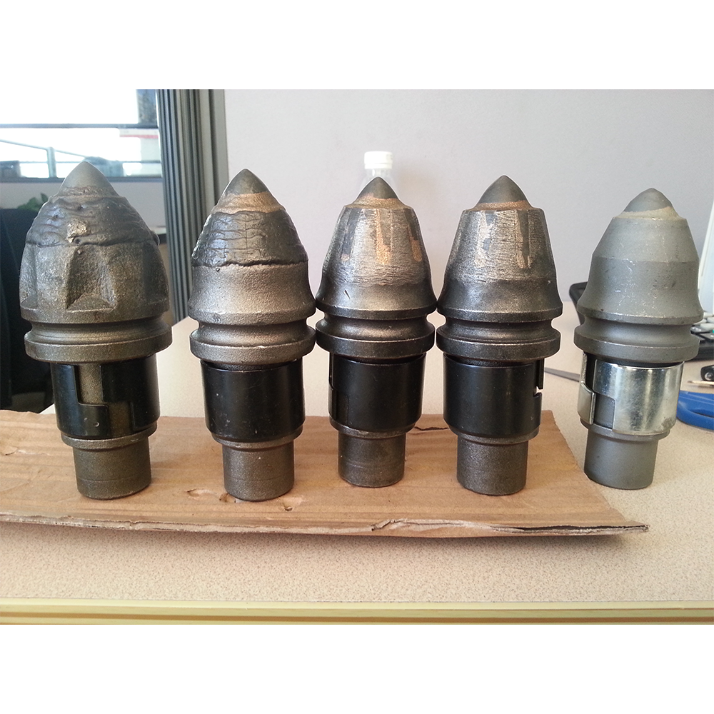 Foundation Drilling Tools Hard Rock Round Shank Chisel Tungsten Carbide ...