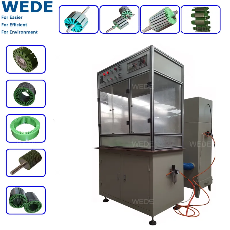 Rotor Powder Coating Machine - Electrostatic Epoxy System | WEDE