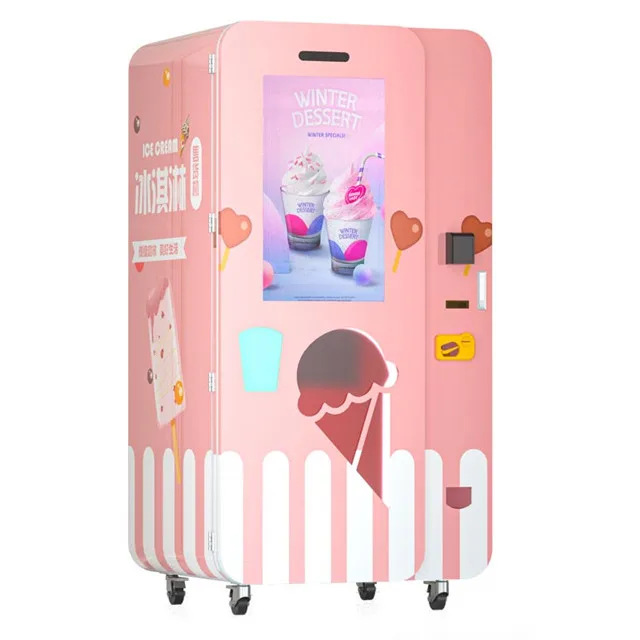 24-hour Self Service Frozen Food Smoothie Ice Cream Vending Machine | Haloo