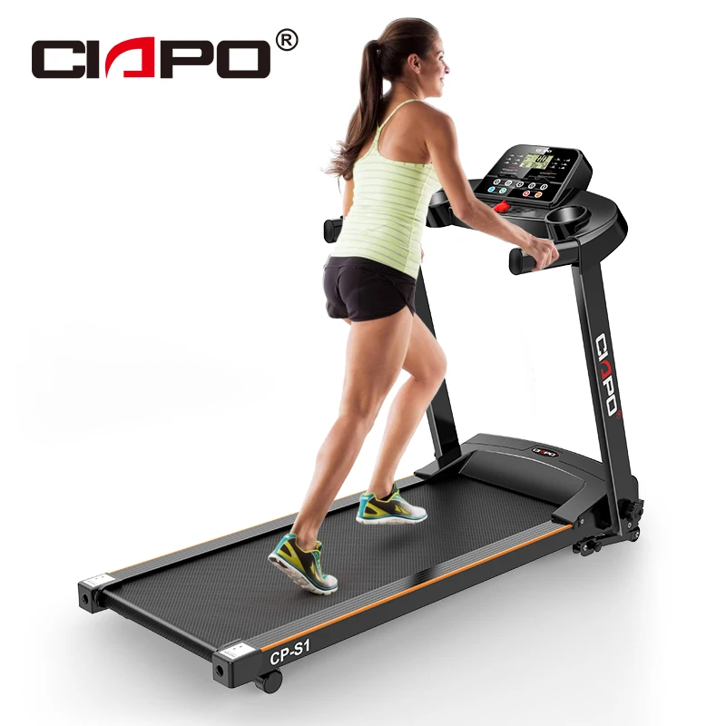 CIAPO S1 Pequeña cinta de correr motorizada 2.5hp Equipo de aptitud de aptitud para la cinta de ...