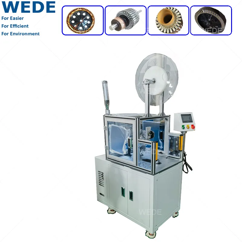 Electric Rickshaw Motor Stator Paper Inserting Machine | WEDE
