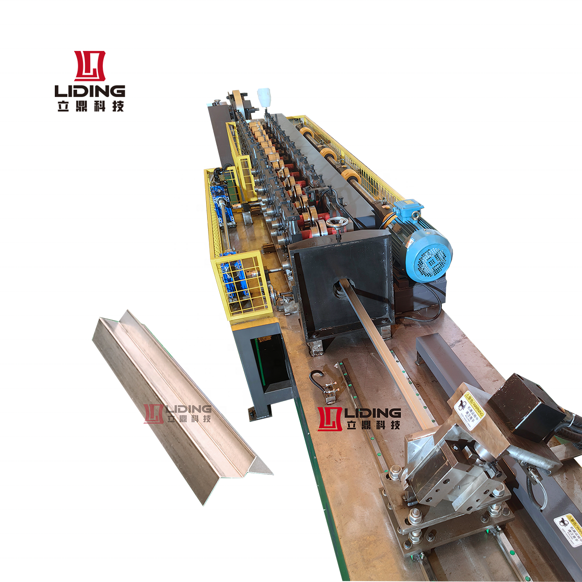 High-speed Precision Ppgi F Profile Roll Forming Machine Keel Machine ...