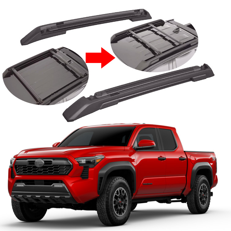 Adjustable Top Roof Rack Cross Side Rails Aluminum Car Roof Rail Fits ...