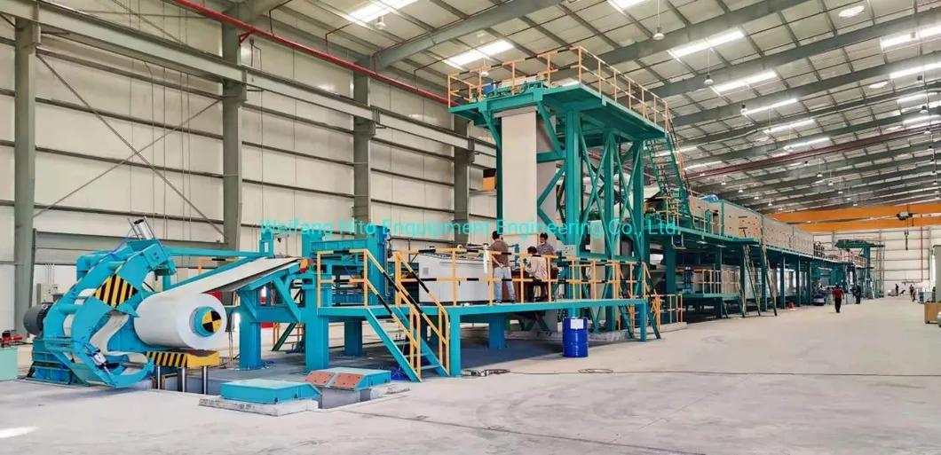 Color Coated Metal Sheet Production Line for Home Appliance and Prefab ...
