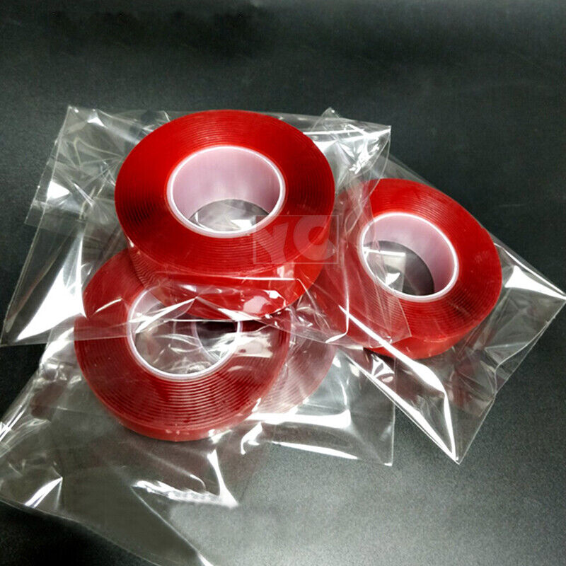 Red Nano Pad Double Sided Grip Tape Sticker Strong Permanent Adhesive ...