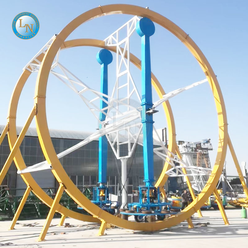 Theme Park Garden 360 Degree Thrilling Carnival Games Ferris Wheel ...