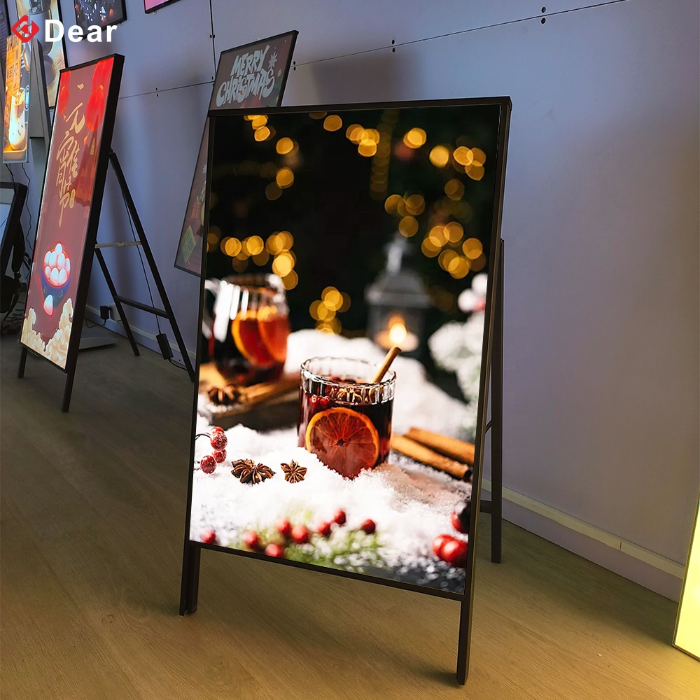 LED Ultra Thin Light Box 60x90cm Menu Movie Poster Display Restaurant ...