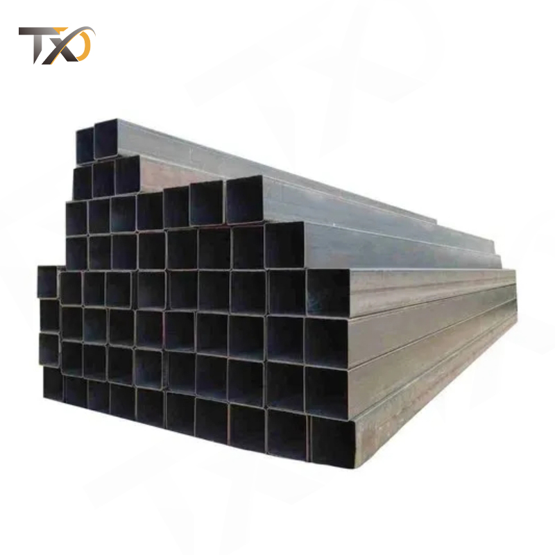 Hot-rolled Q235b Q195 Grade Low Carbon Black Square Hollow Section ...