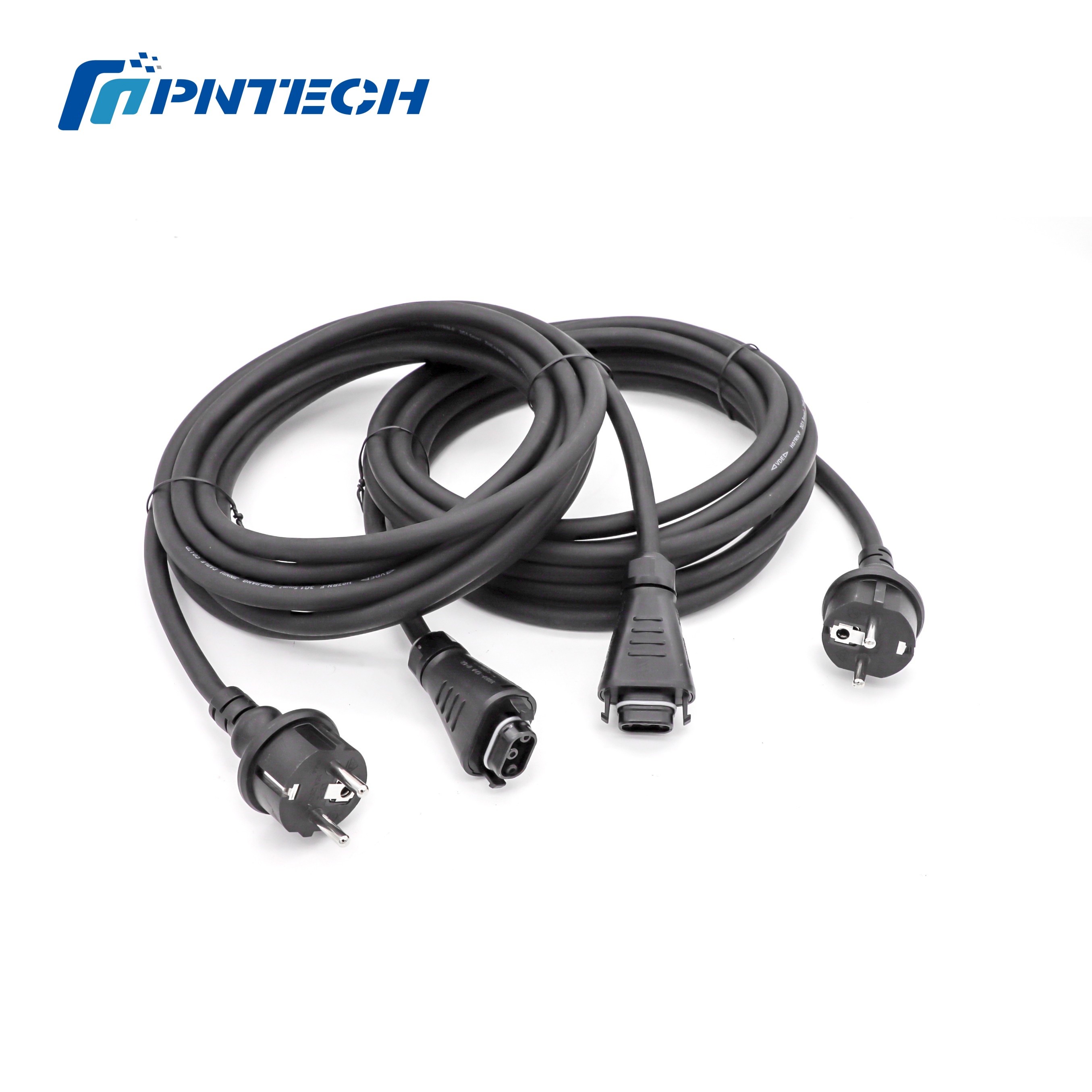 Pntech Schuko zástrčka Německo gumový kabel H07rn-f BC05a pro mikro měnič 12a měď