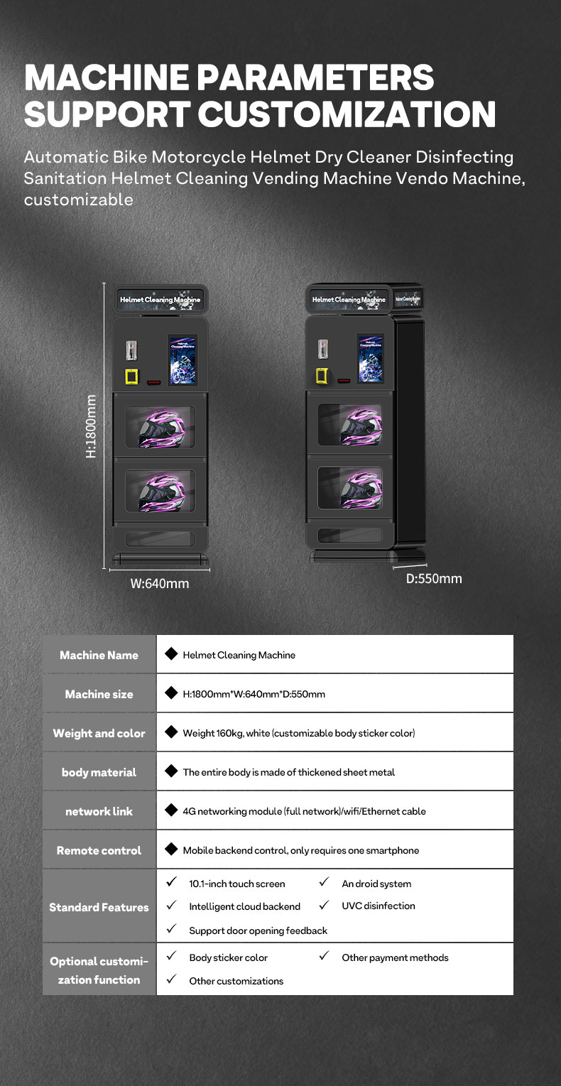 Haloo Smart Self Automatic Dry Cleaning Deodorizing Helmet Cleaning ...