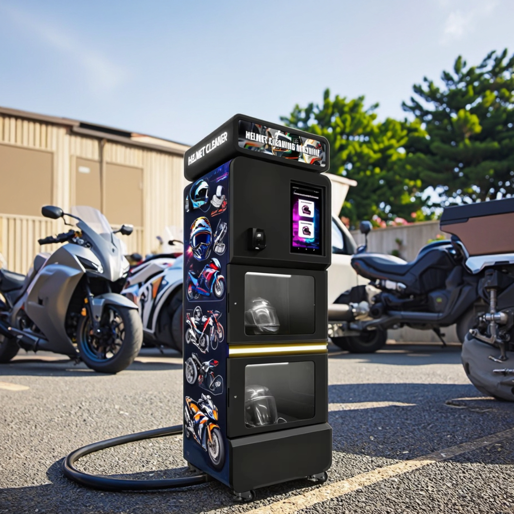 Haloo Vending Machine Hersteller Einzelhelm-Reinigungsautomat mit Duft ...