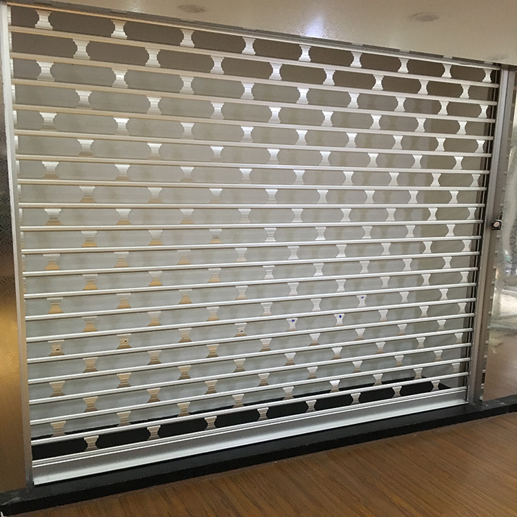 Reinforced Simple Style Aluminum Perforated Roller Shutter Door