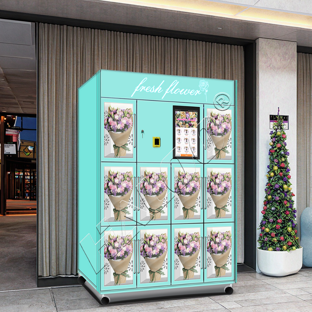 Haloo Vending Machine Supplier Mquina Expendedoras Hielo Florist ...