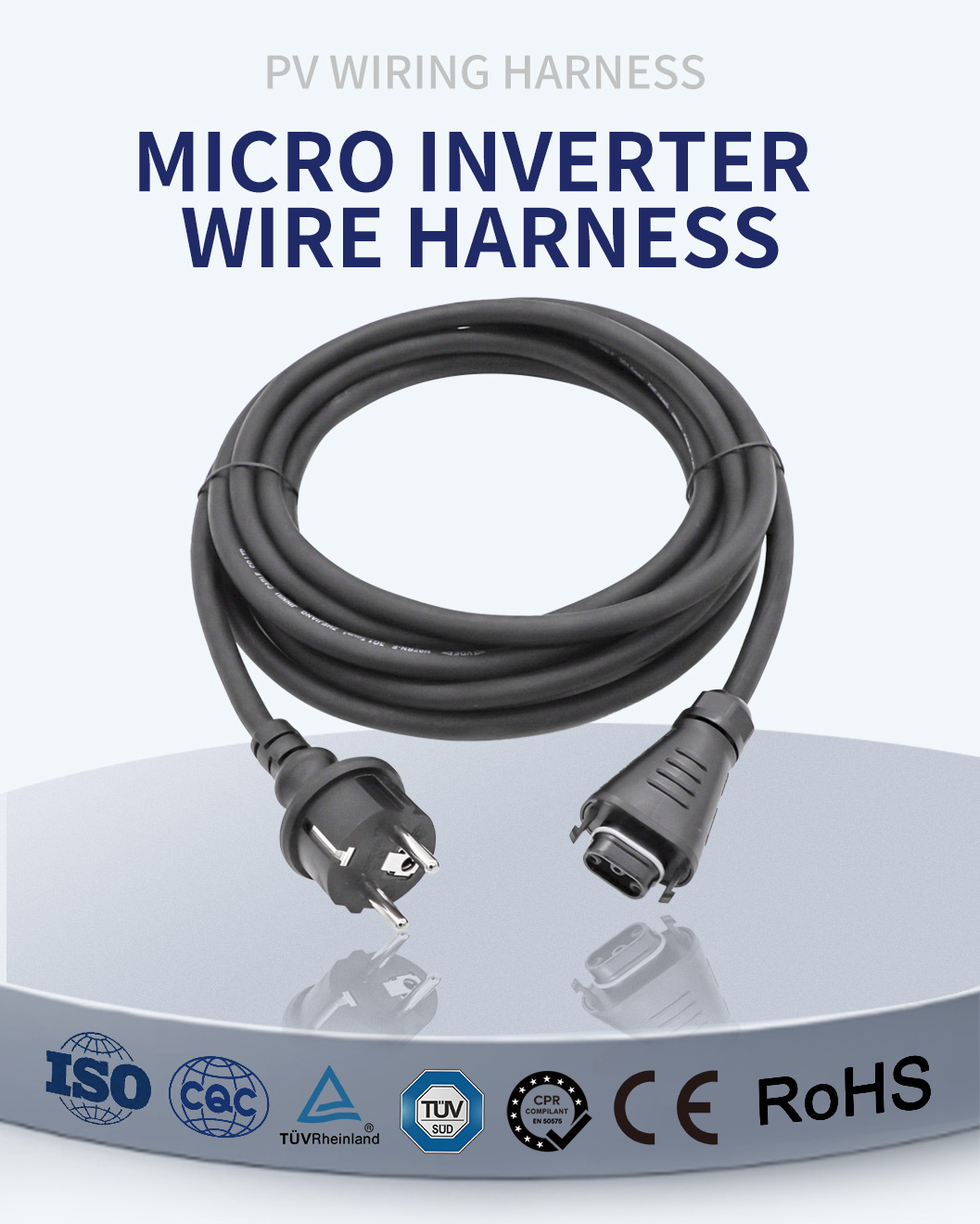 Customarize Solar Ac Extension Cable 3x1.5mm2 Micro Inverter Betteri ...