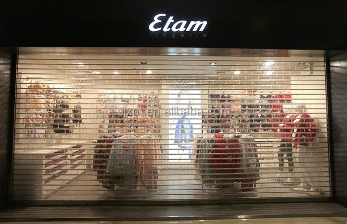 Polycarbonate Roller Shutter Slats Clear Shutters Transparent Plastic ...