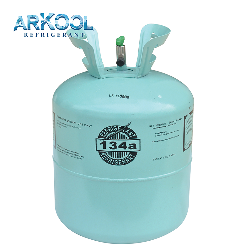 High Quality Net Weight 1kg Arkool Brand R134a Refrigerant Gas For Car
