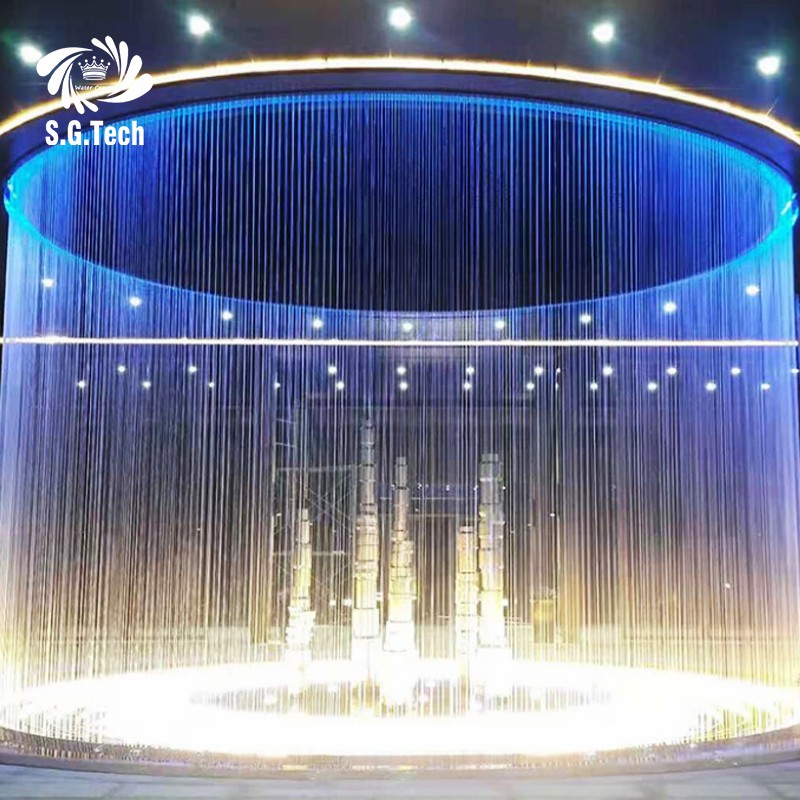 Water Crown Water Curtain System for Industrial Cooling and Dust ...