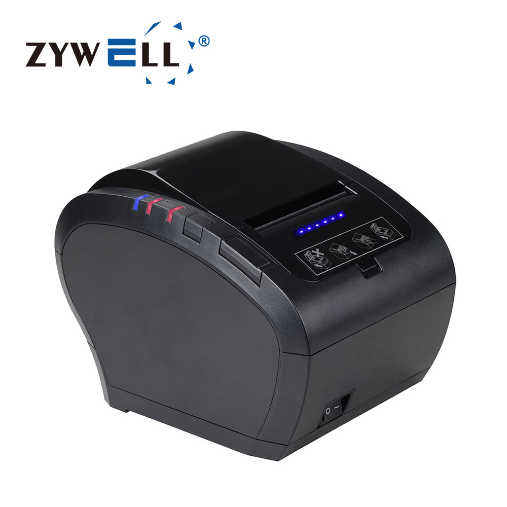 Zywell - طابعة استلام POS 80 مم مع تنزيل برامج تشغيل الطابعة