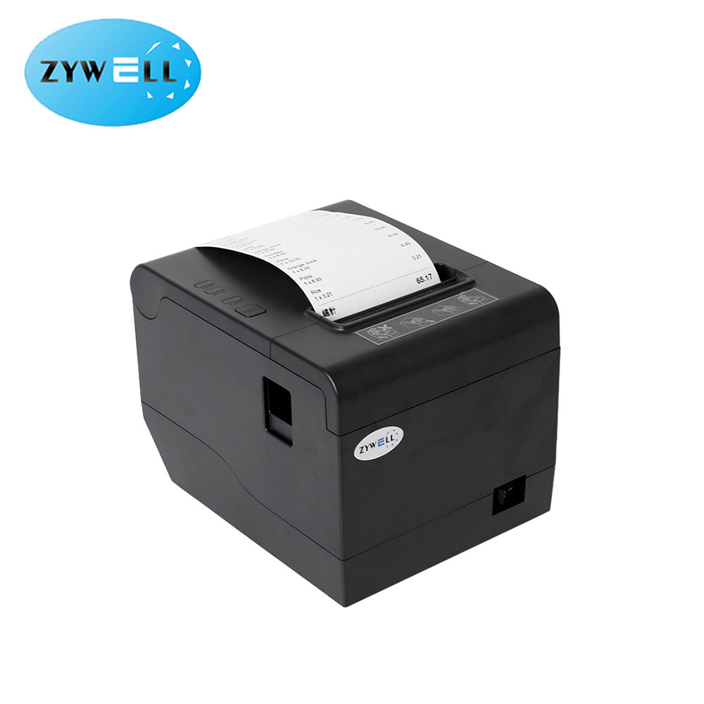 ZYWELL - Most Popular Thermal Ticket Printer Pos Thermal Printer 80mm ...