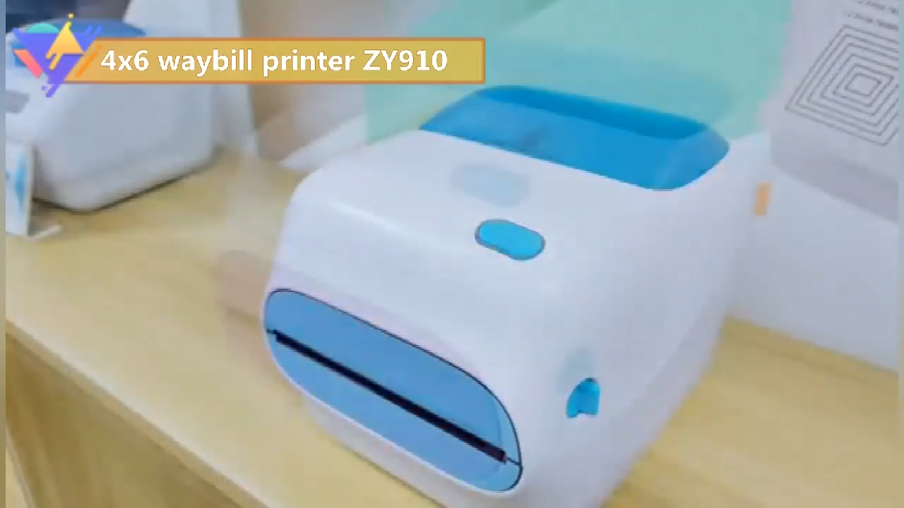 ZYWELL - Best Printer for Shopee Waybill ZY910 Cute 4 Color Sticker Black and White 4x6 Shipping ...