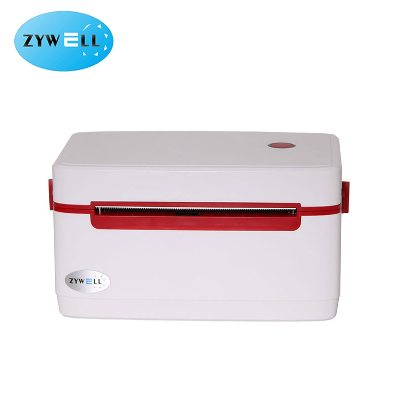 ZYWELL - Zywell 4 Inch Address Printer ZY909 Inkless 4x6 Shipping Label Printer Care Label ...