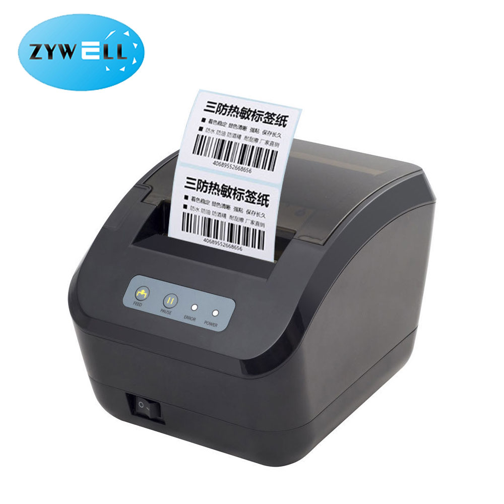 ZYWELL - Fast Printing 80 Mm USB RS232 LAN Sticker Label Printer Roll ...