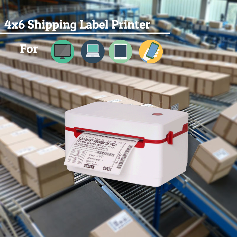 ZYWELL - Zywell New Design A6 Thermal Waybill Printer for Logistics Express Fast 4x6 Shipping ...