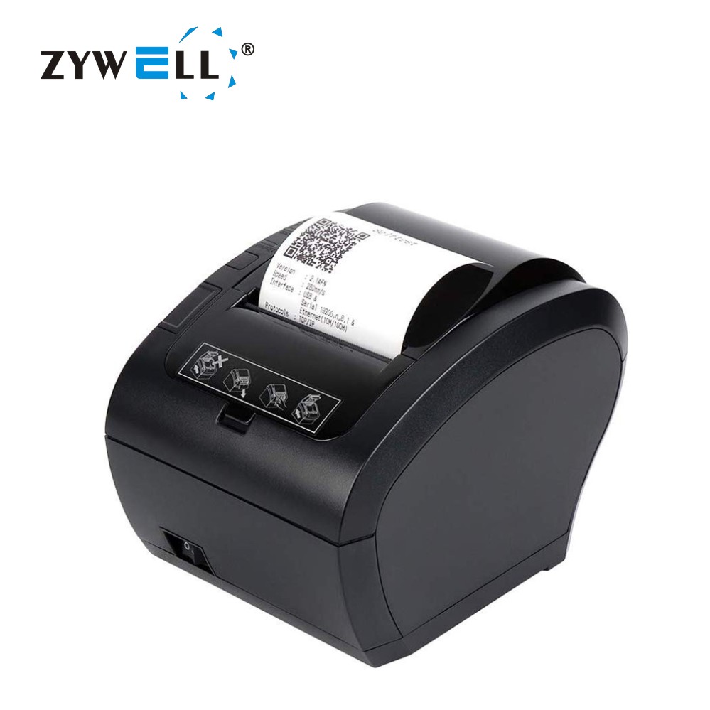 ZYWELL - Zywell Scanner Cash Drawer Usb Serial Ethernet Thermal Receipt Printer 80mm Bill Ticket ...