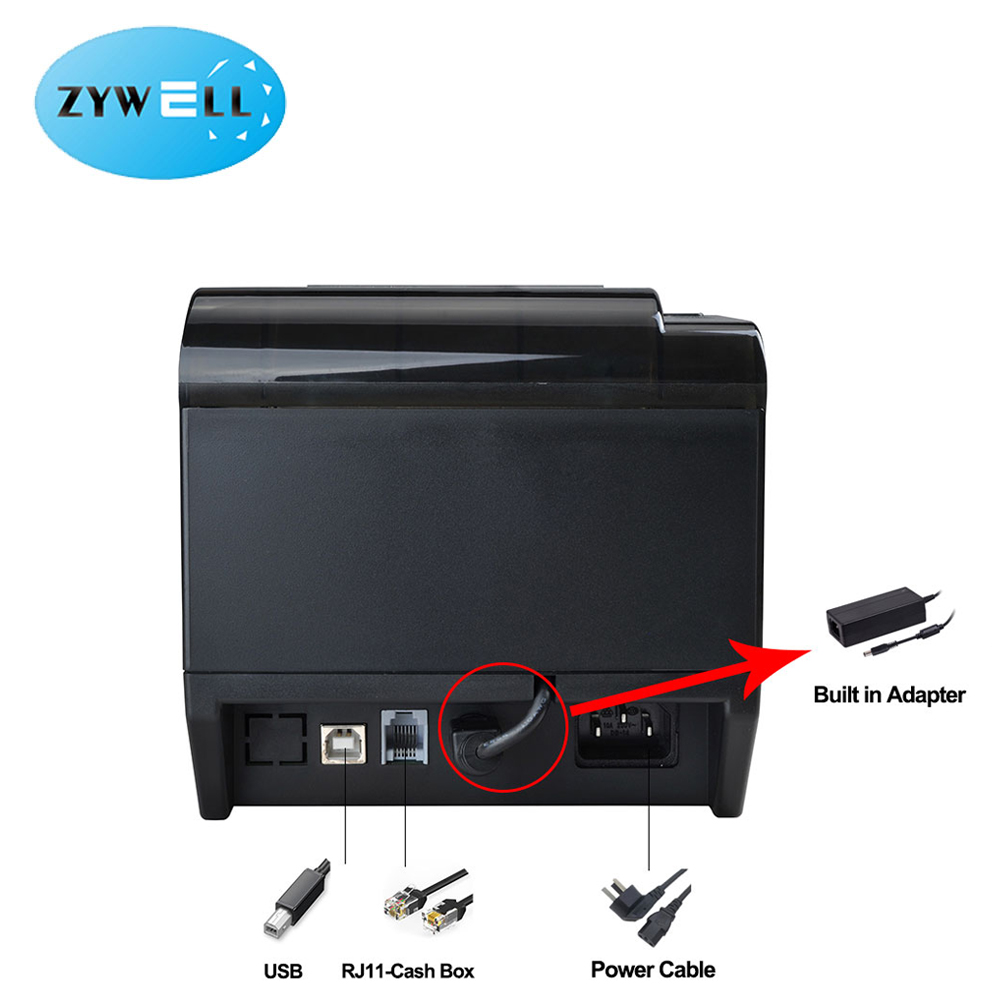 ZYWELL - Zywell Impresora De Etiqueta 3 Inch Sticker Label Printer ZY809 Tablet Inkless Direct ...