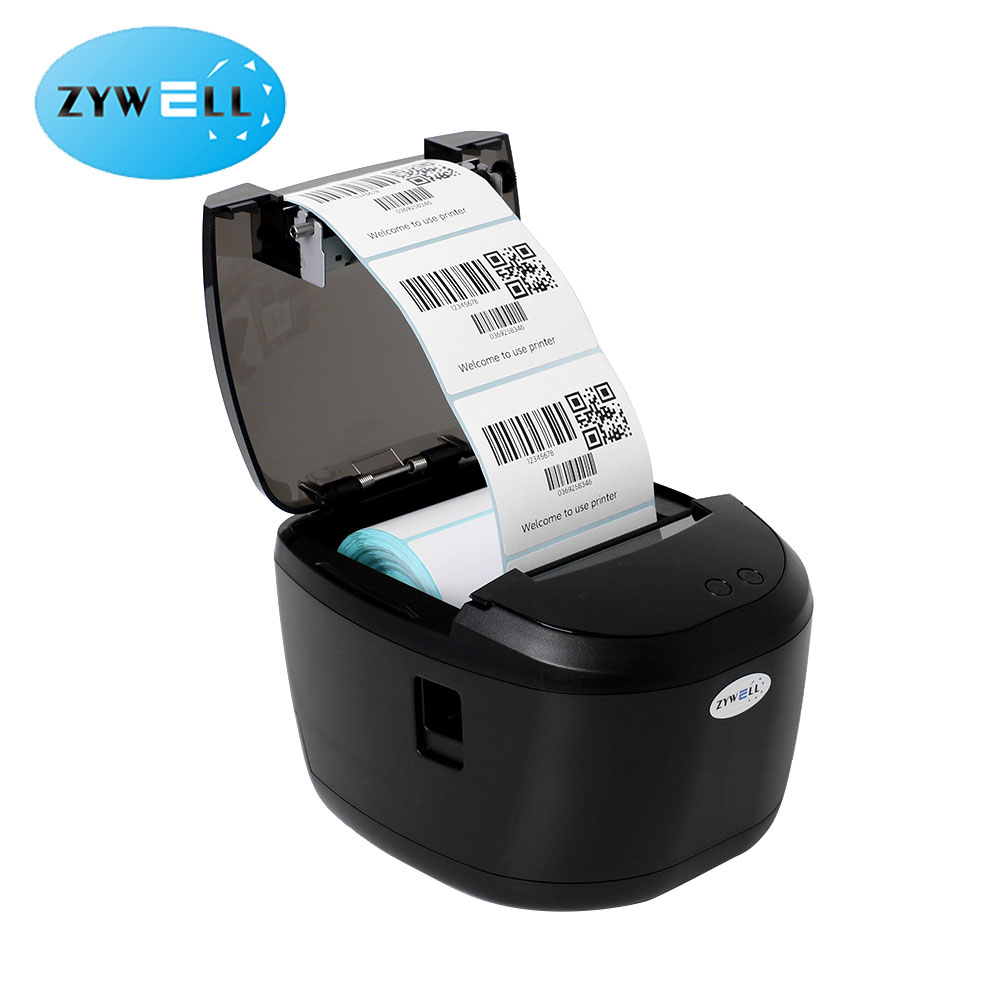 ZYWELL - Zywell Impresora De Cidigos De Barras 3inch Sticker Label ...