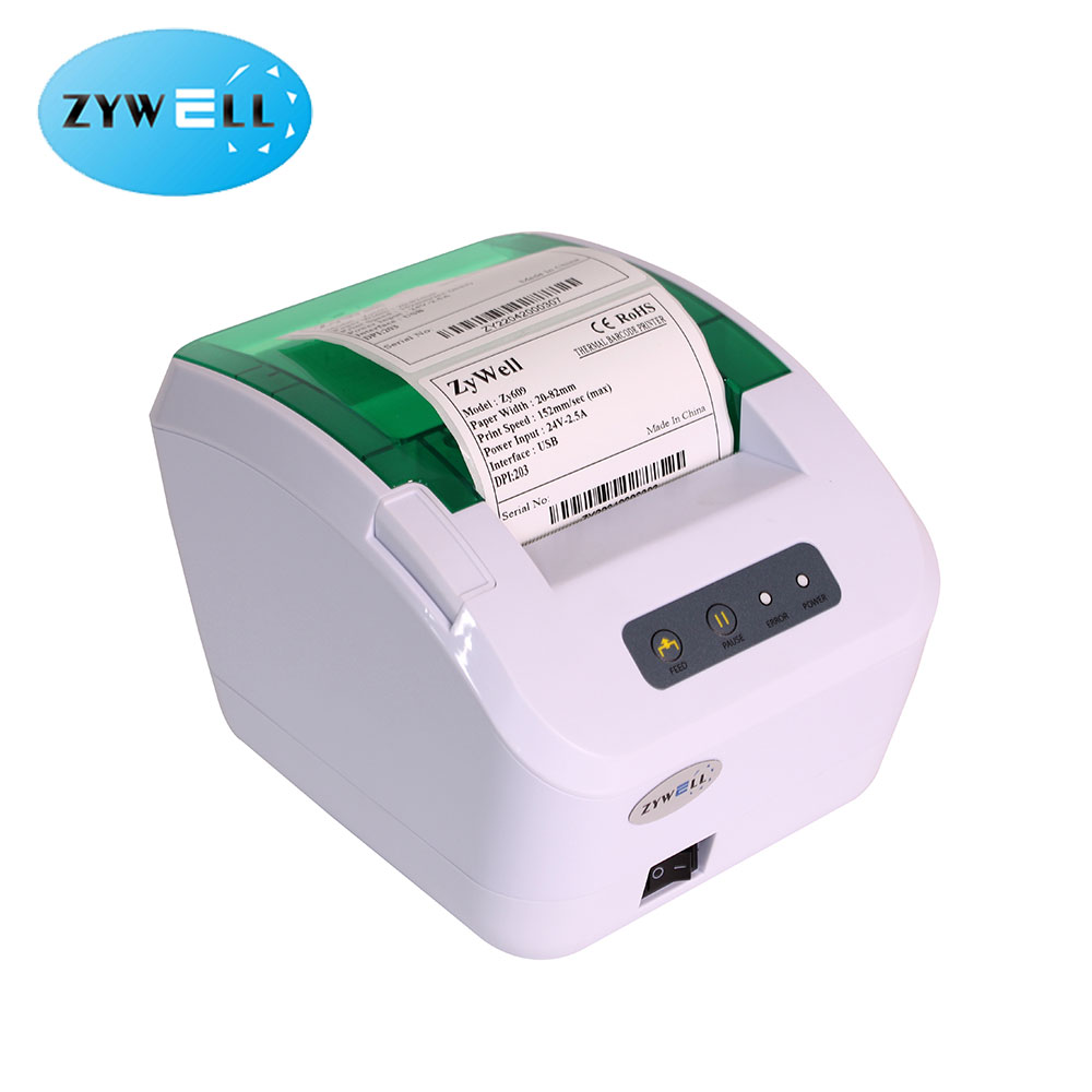 Grosir Zywell 3 inci 80mm Barcode Printer ZY3310 Label Label WiFi ...