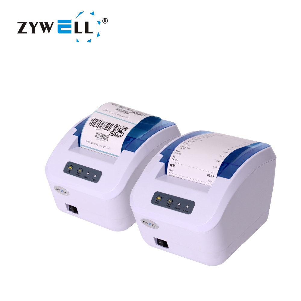 Hot Selling Label Printer Machine ZY3310 Inch Thermal Barcode Printer Black and White Sticker ...