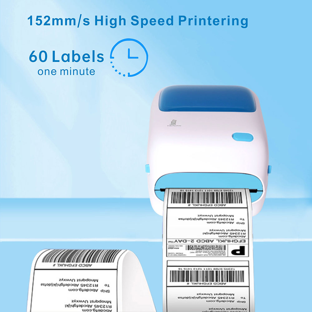 Zywell -Zywell 110mmサーマルFBA配送4x6 Label Printer for Logistics Industry Supports FedEx UPS Amazon ...