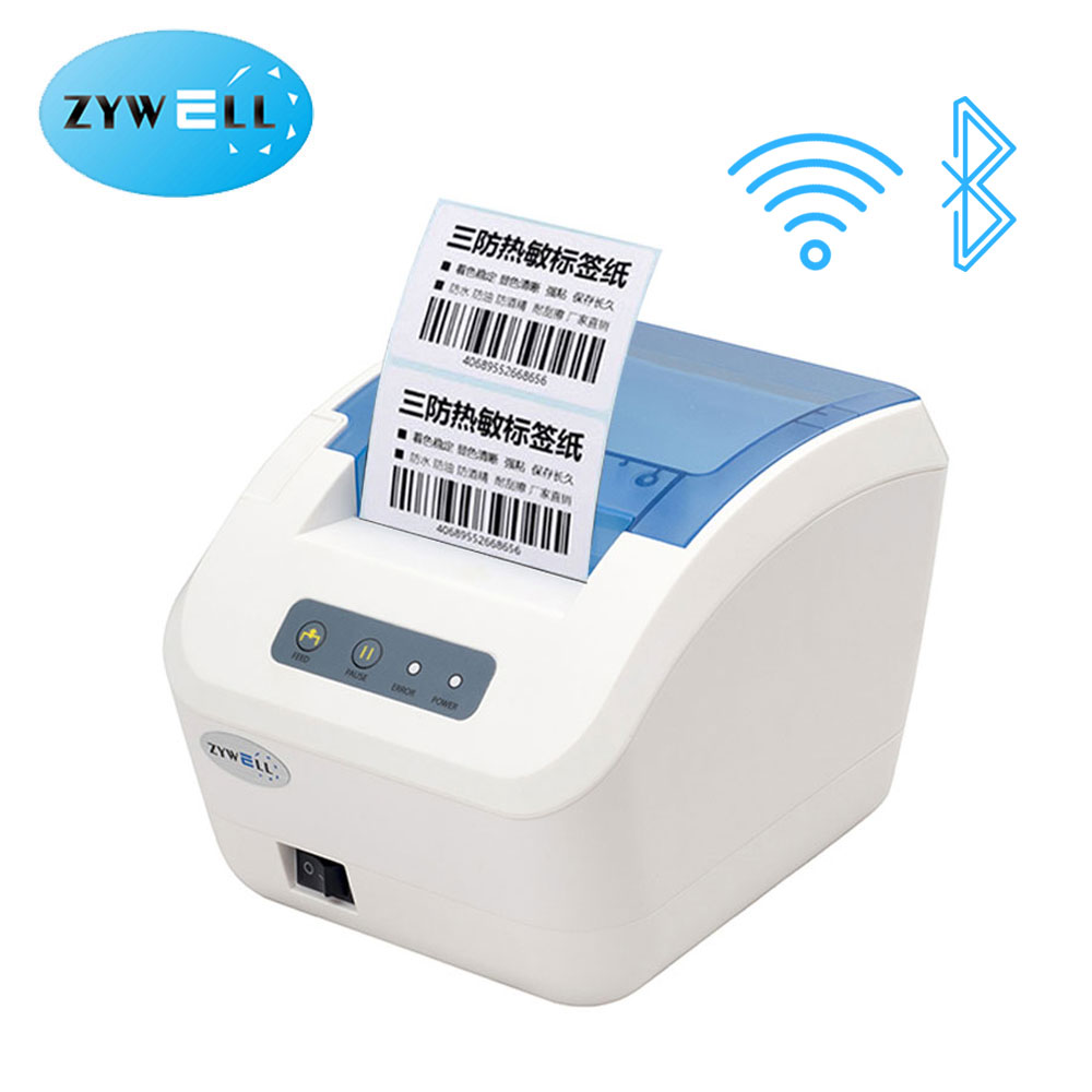 Low-cost Thermal Bluetooth POS Printer Label Printer 3inch Thermal Barcode Printer ZY3310 ...