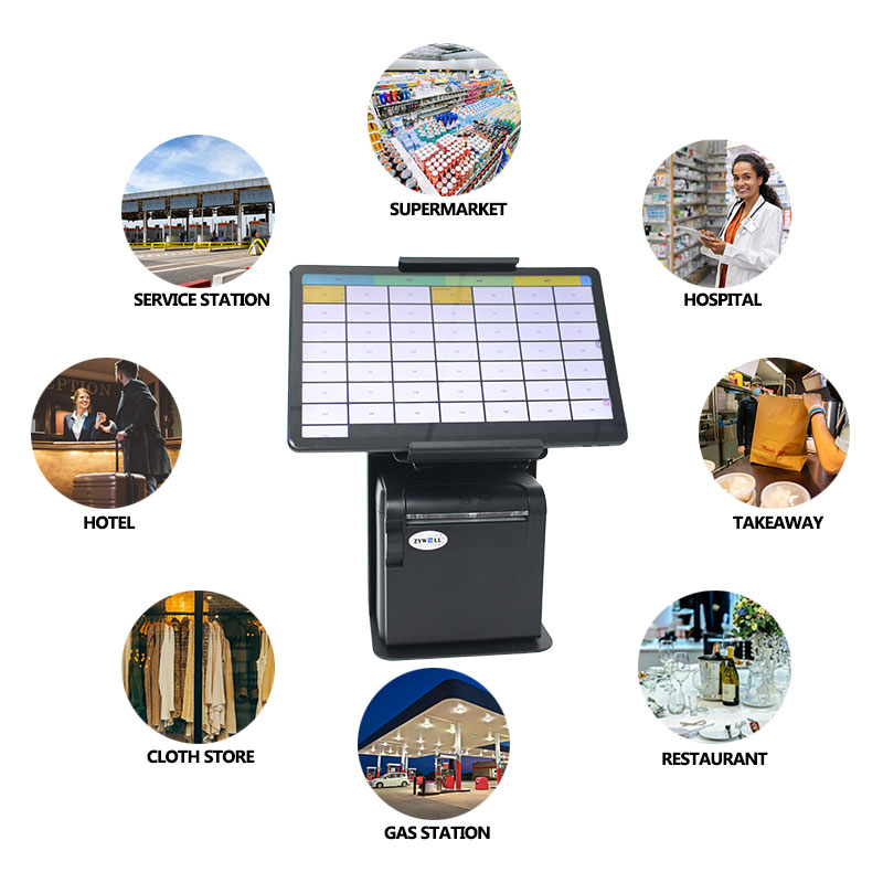 ZY-TSS32 Deux-en-un support de POS - supports d'affichage de tablette ...