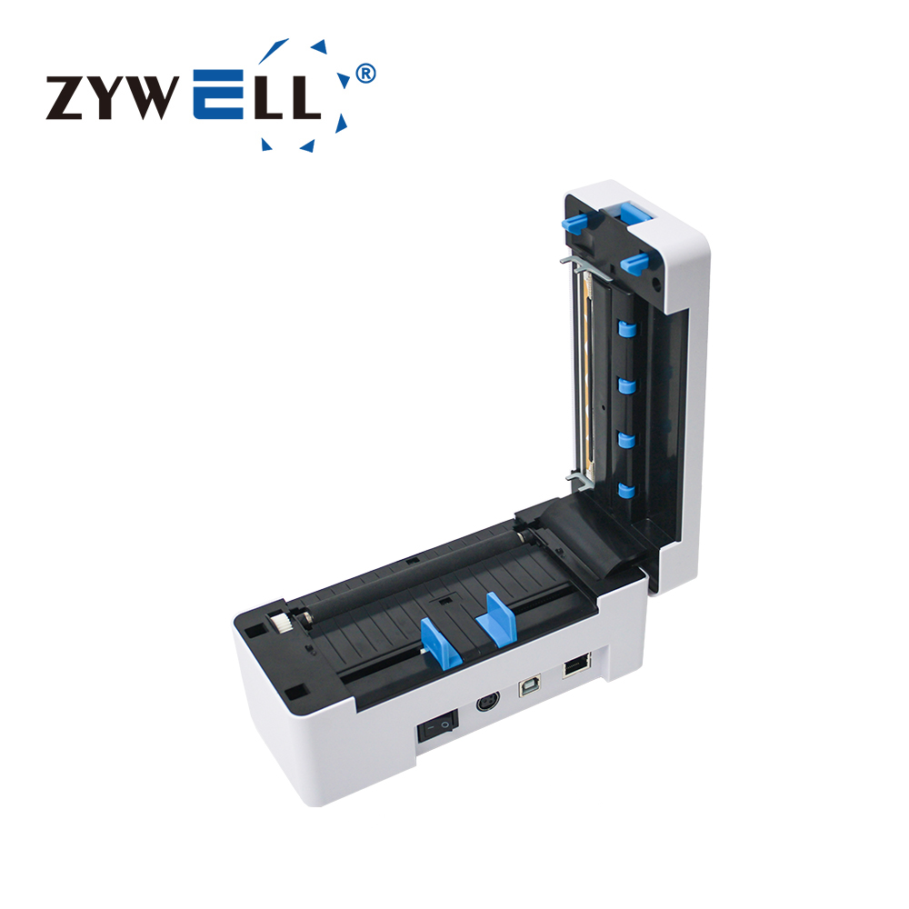 ZY4310 4Inch Thermal Label Printer with Flip-Side Cover & 4 Auxiliary ...