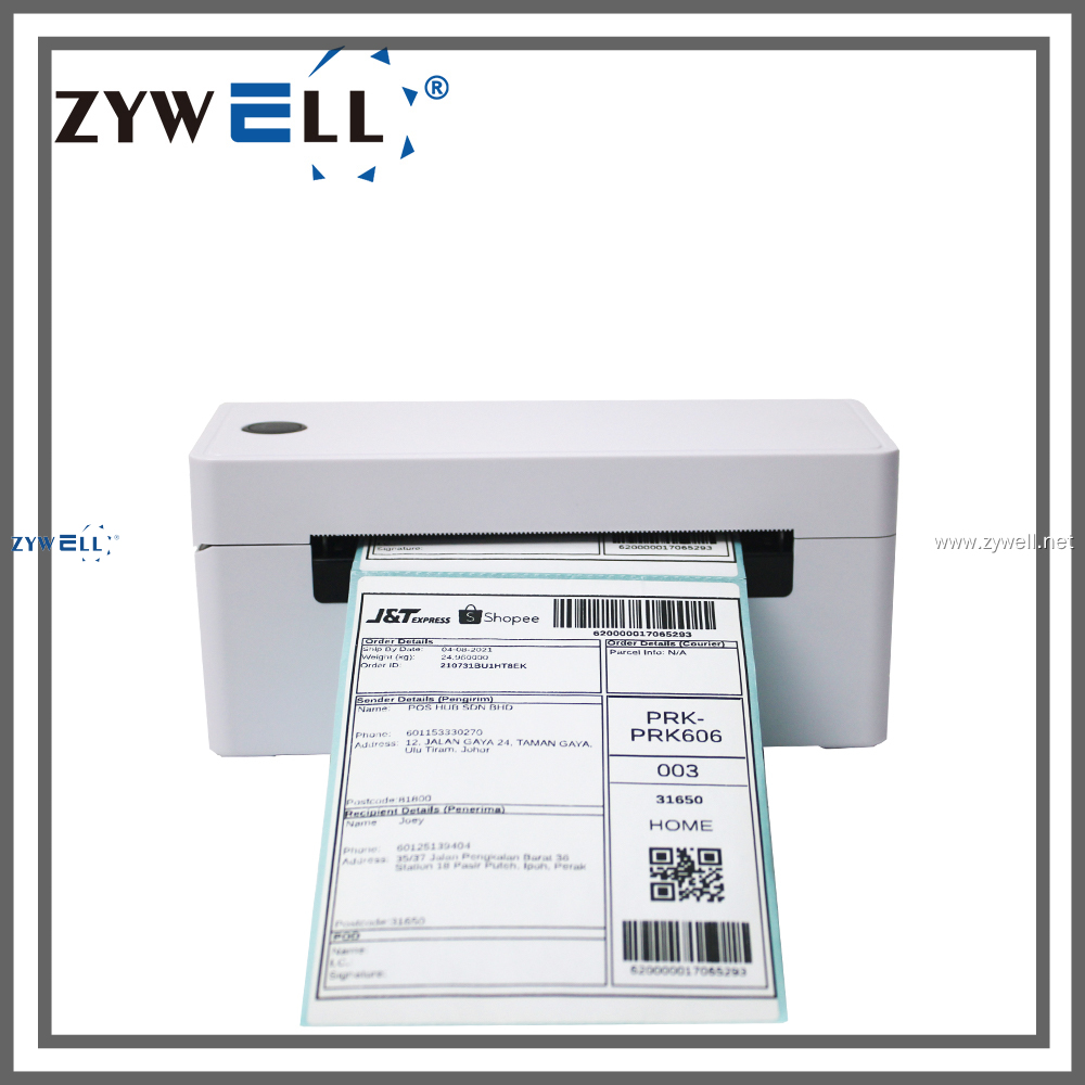 ZY4310 4 Inch Thermal Label Printer - Easy Paper Replacement & 4 ...