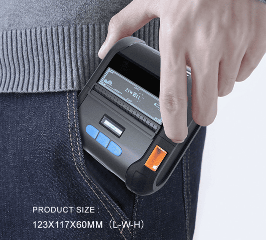 ZM04WD Linerless Mobile Label Printer | ZYWELL