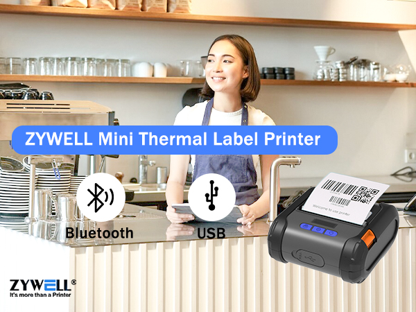 ZM04WD Linerless Printer in Retail, Logistics, and Food Service | ZYWELL